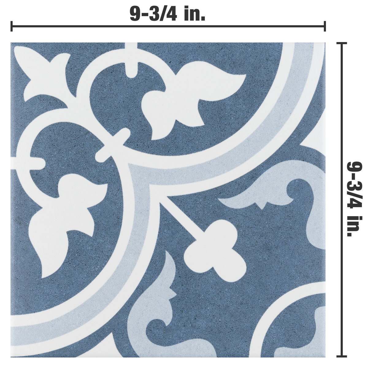 Merola Tile Arte Clover 10" X 10" Porcelain Patterned Wall & Floor Tile & Reviews - Wayfair Canada